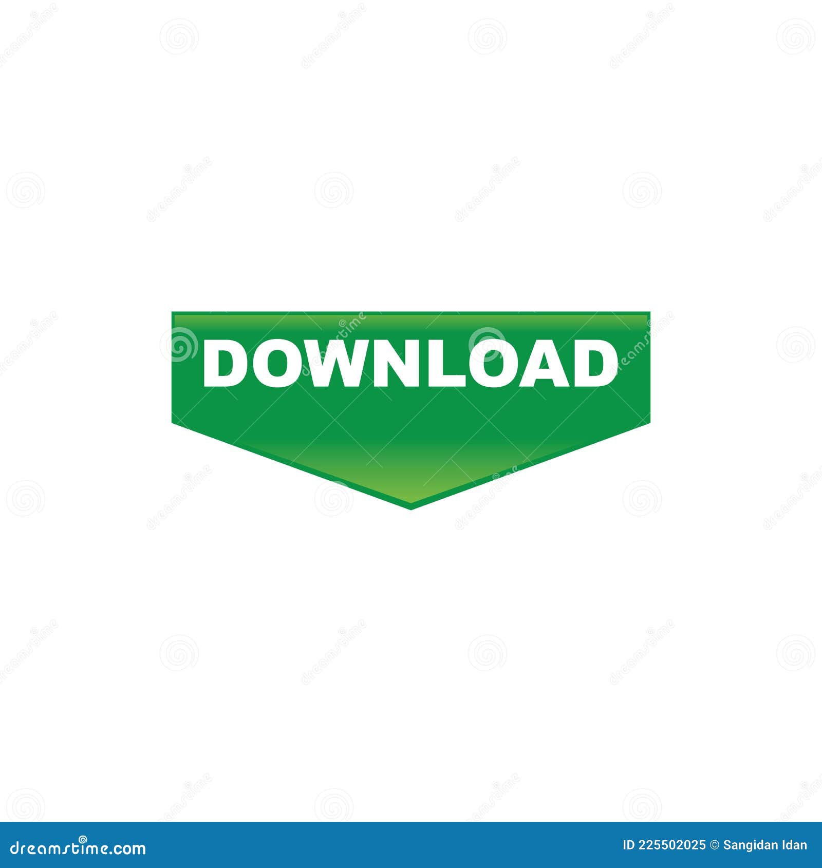 Green Download Sign Icon Vector Design Web Stock Vector - Illustration ...
