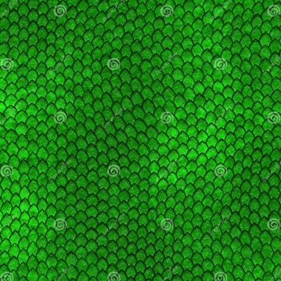 Green Dragon Scales Pattern Stock Illustration - Illustration of ...