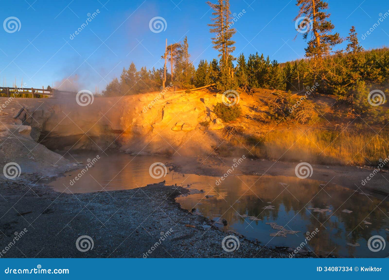 Green Dragon Spring stock photo. Image of prismatic, puddle - 34087334