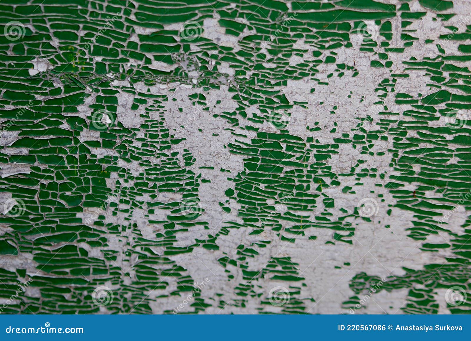 Green Drawing from Peeling Paint. Background Stock Photo - Image of ...