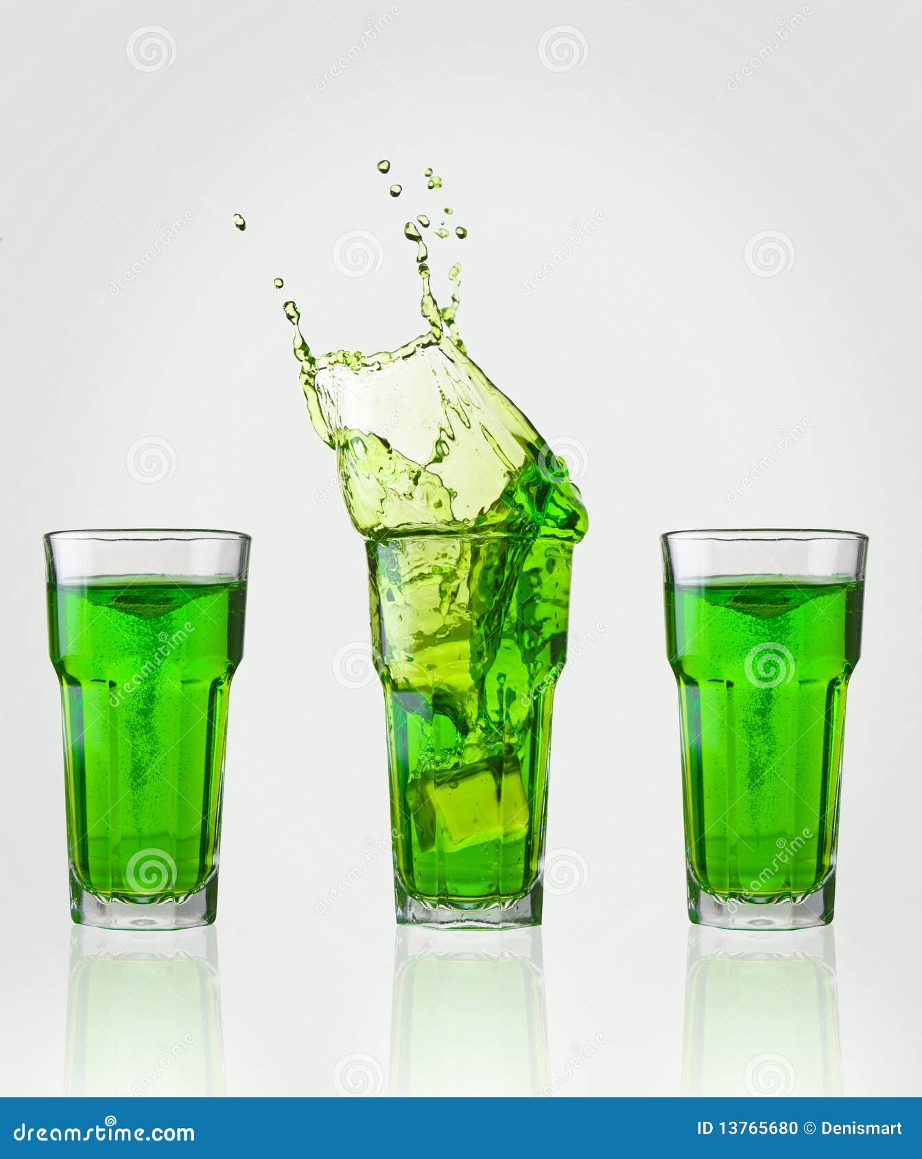 Green drink splash stock photo. Image of still, glass - 13765680