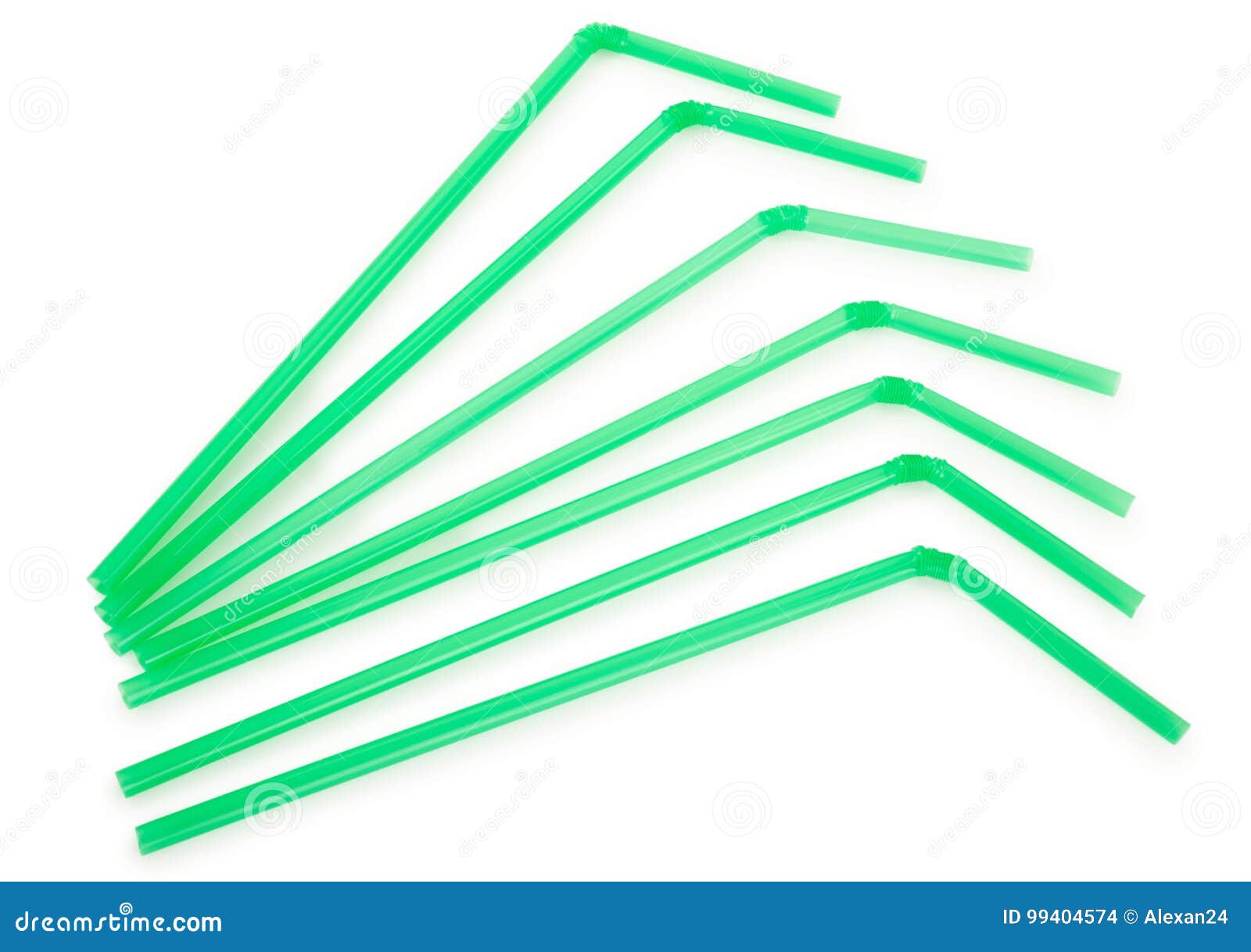 Green drinking straws stock photo. Image of drink, object - 99404574
