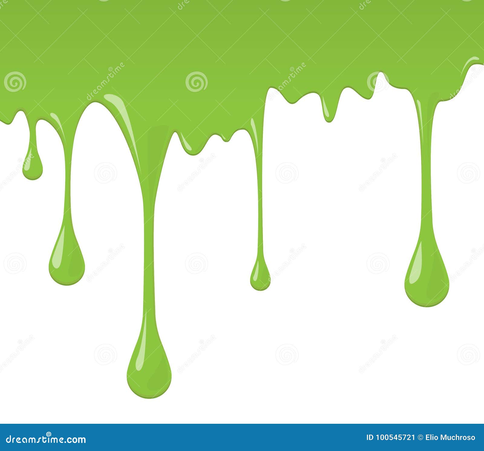 Green dripping paint stock vector. Illustration of fashion - 100545721