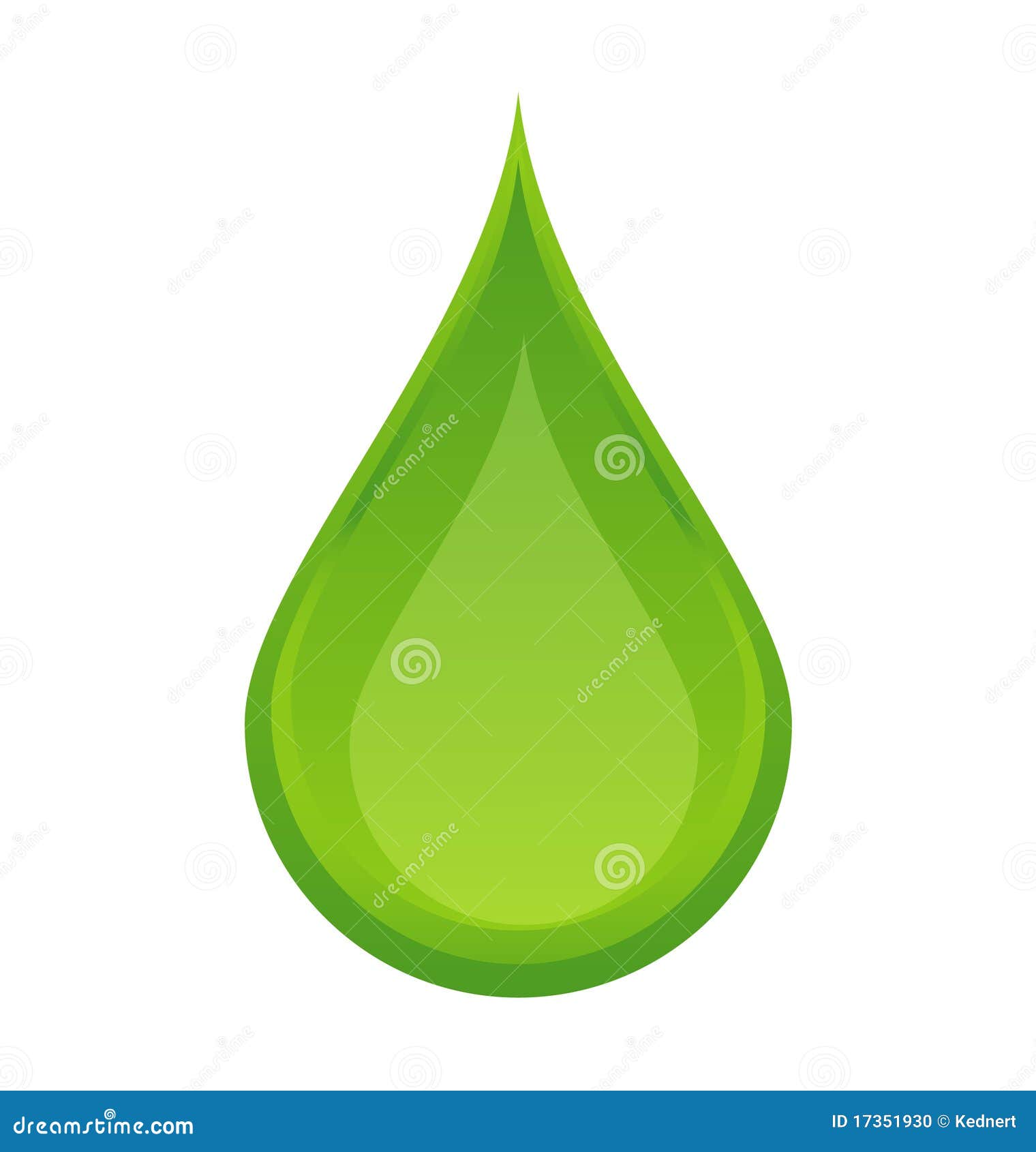 Green drop stock vector. Illustration of environment - 17351930
