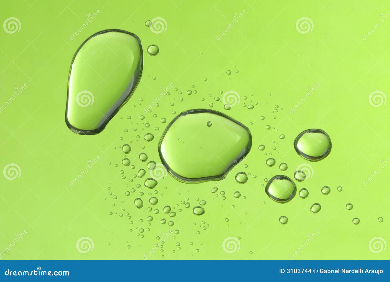 Green drops stock photo. Image of fresh, colorful, rain - 3103744