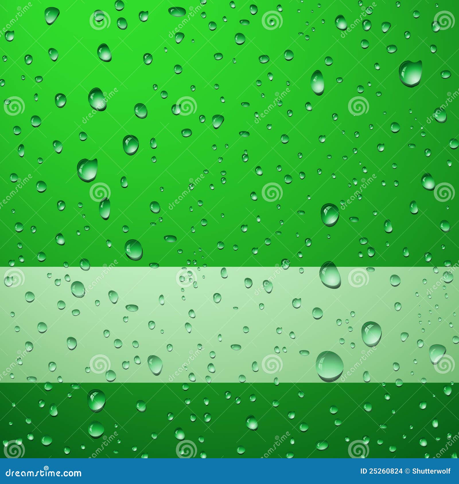 Green drops background stock vector. Illustration of raindrop - 25260824
