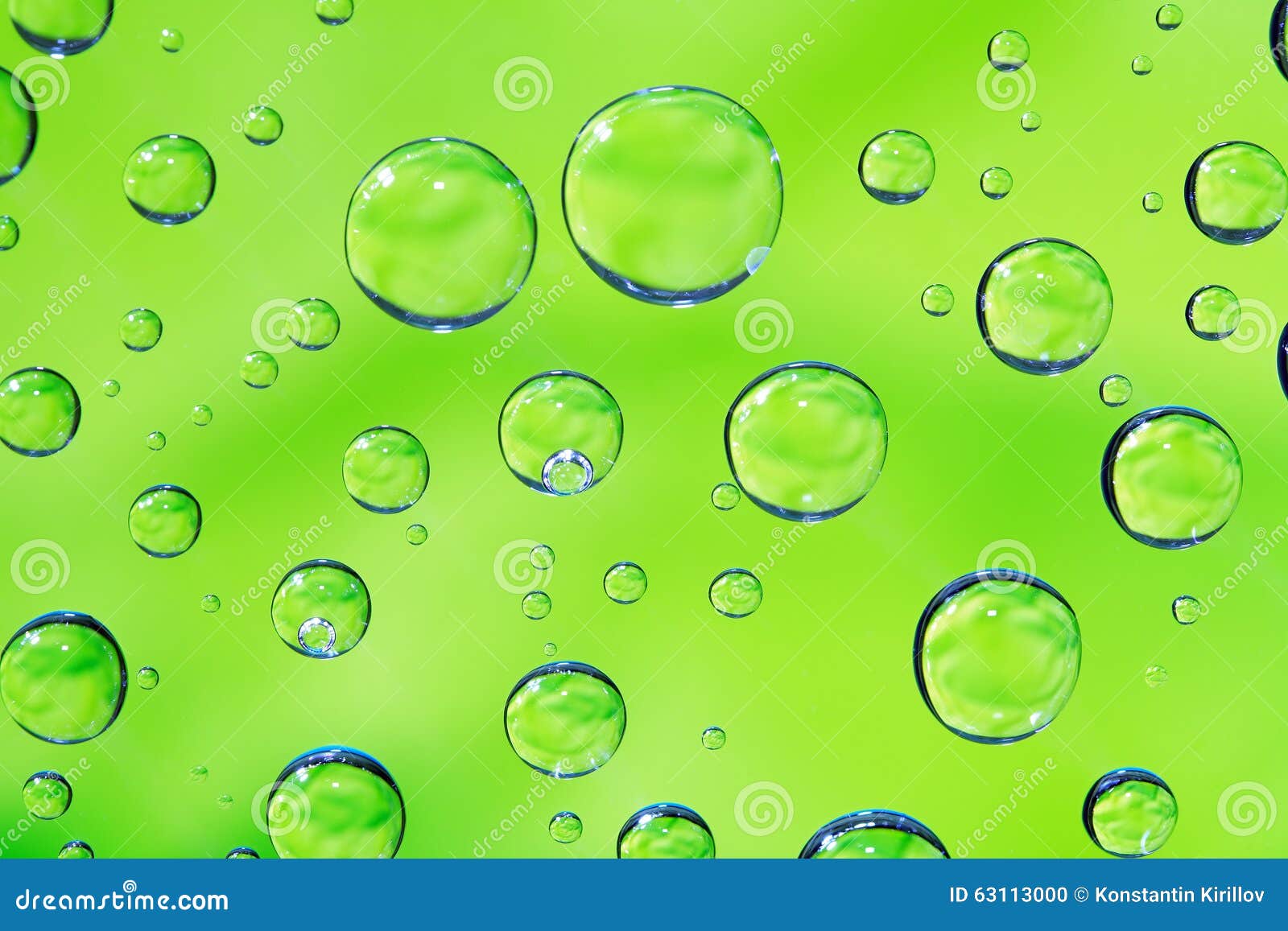 Green Drops Background stock photo. Image of rain, element - 63113000