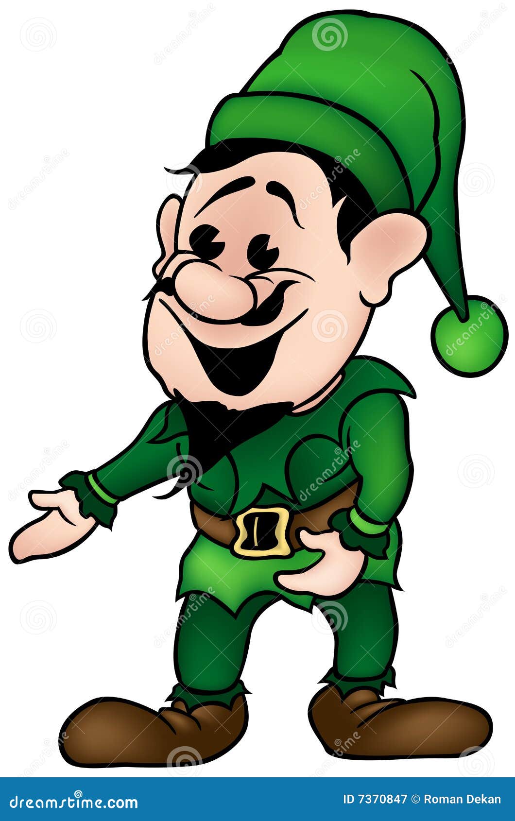 Green Dwarf stock vector. Illustration of vector, drawing - 7370847