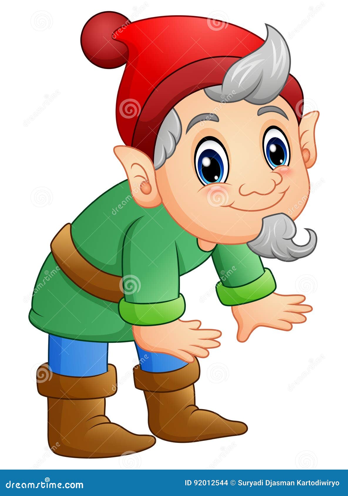 Dwarf Cartoon Character Vector Illustration | CartoonDealer.com #83225036