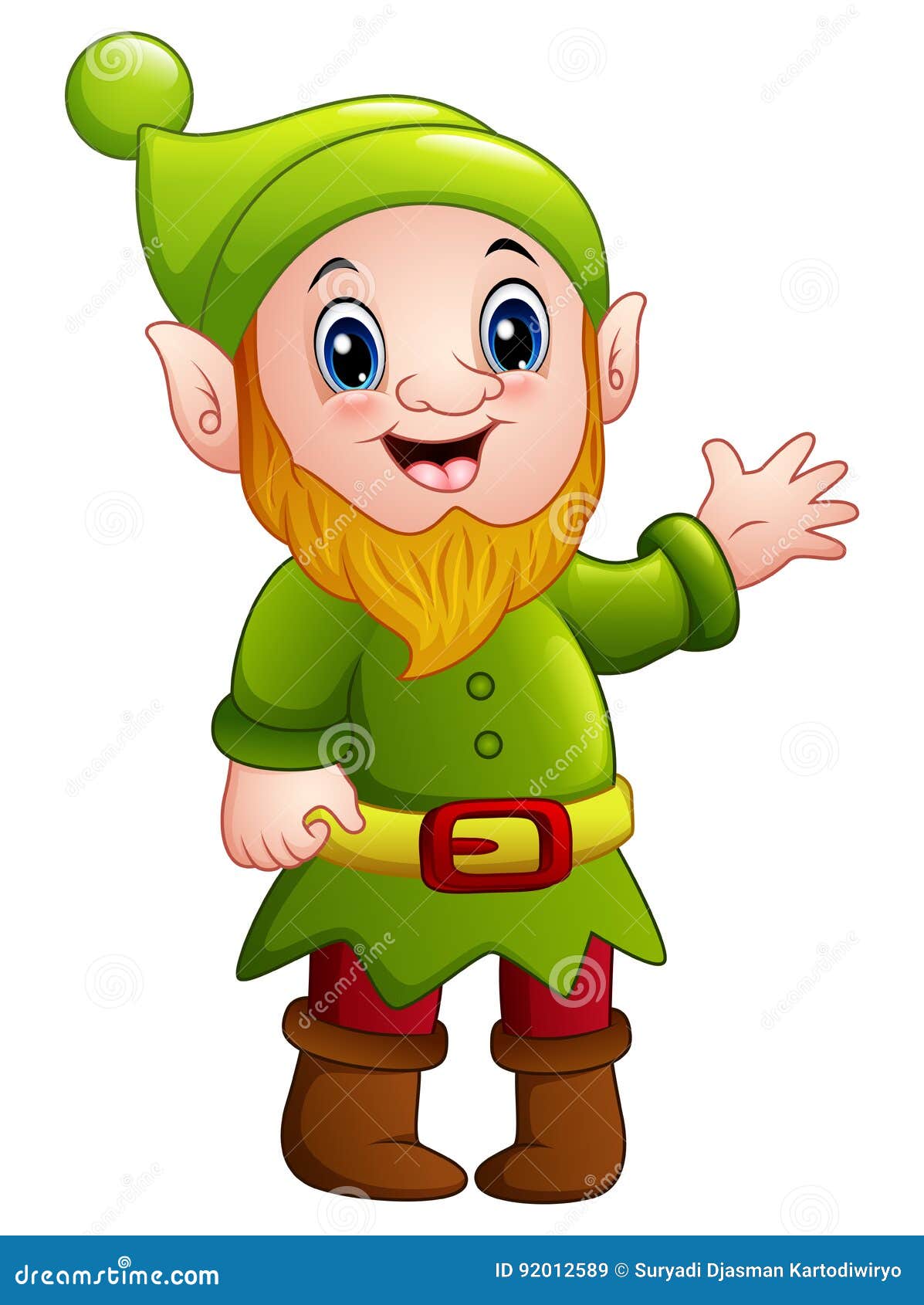 Dwarf Cartoon Character Vector Illustration | CartoonDealer.com #83225036