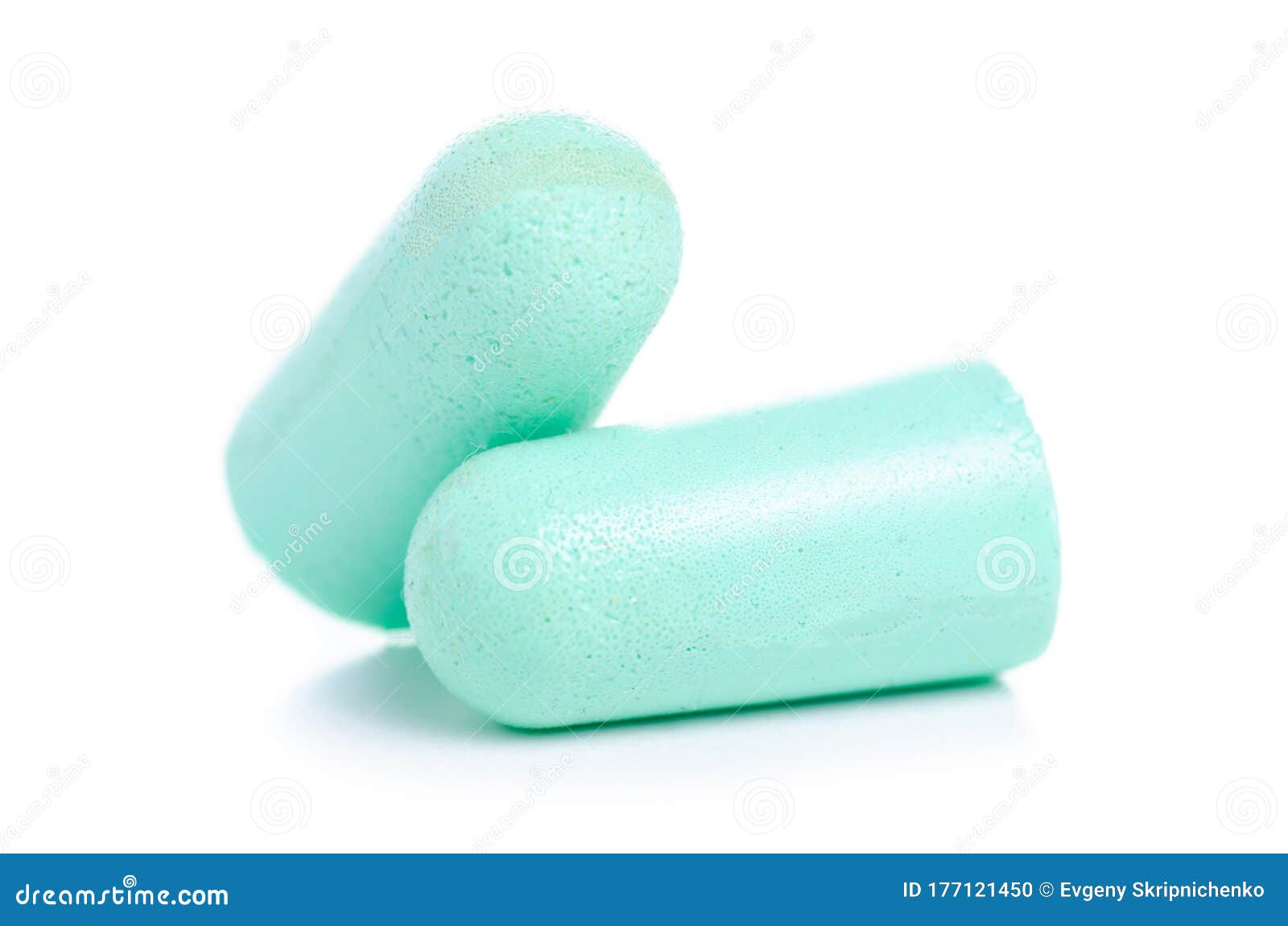 Green ear plugs stock photo. Image of filter, calm, loud - 177121450