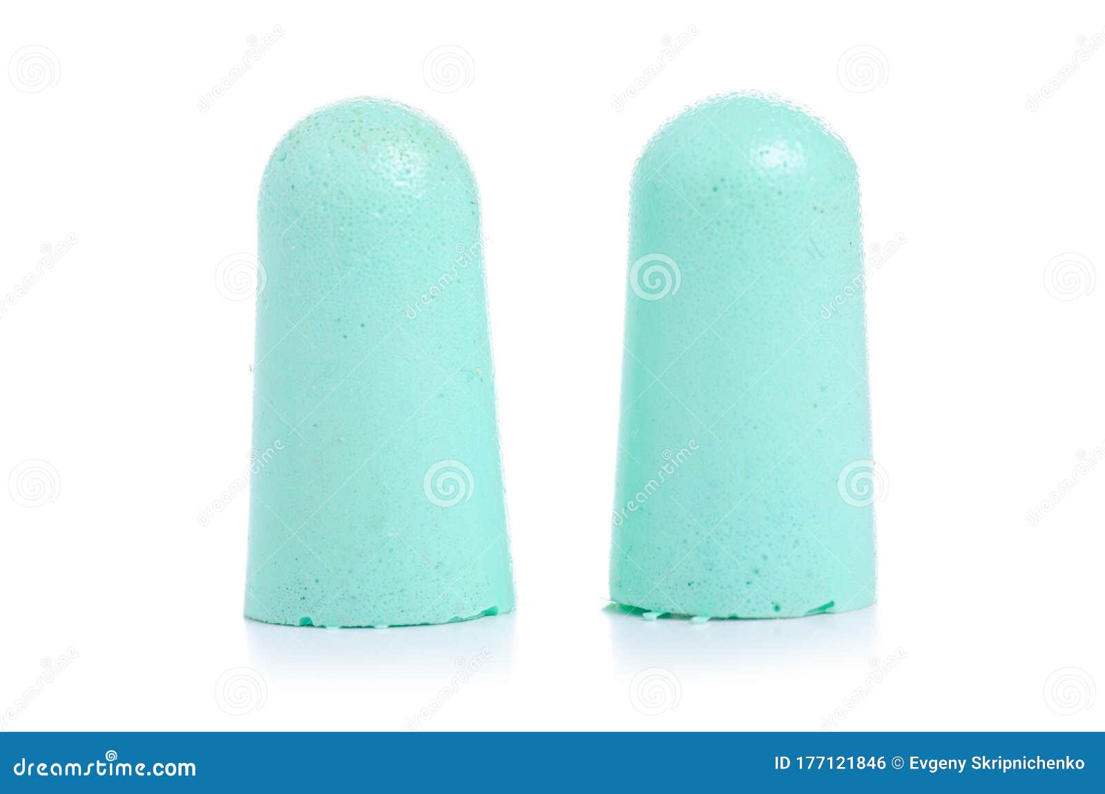 Green ear plugs stock photo. Image of loss, green, hunter - 177121846