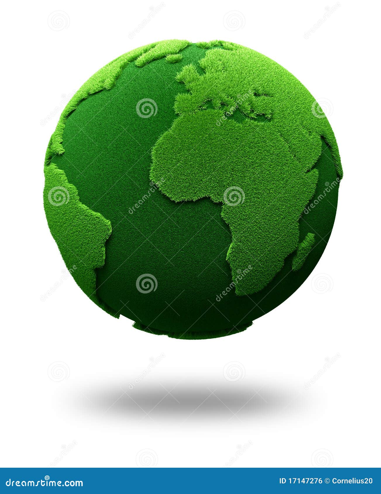 Green earth stock illustration. Illustration of global - 17147276