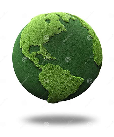 Green earth stock illustration. Illustration of south - 17339039