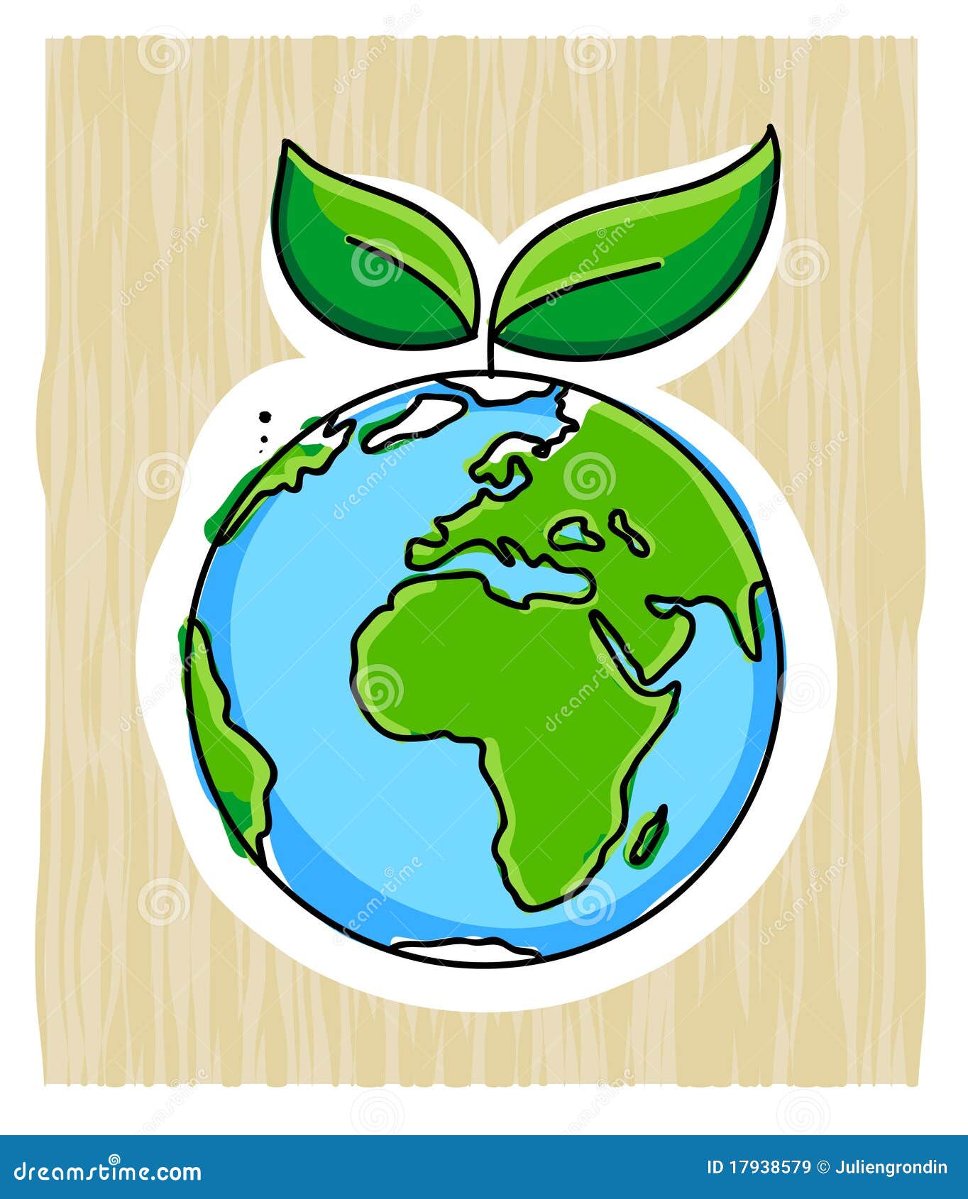 Green Earth Clean Earth Drawing