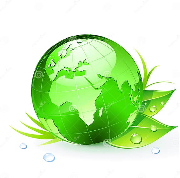 Green Earth stock vector. Illustration of abstract, cartography - 19960517