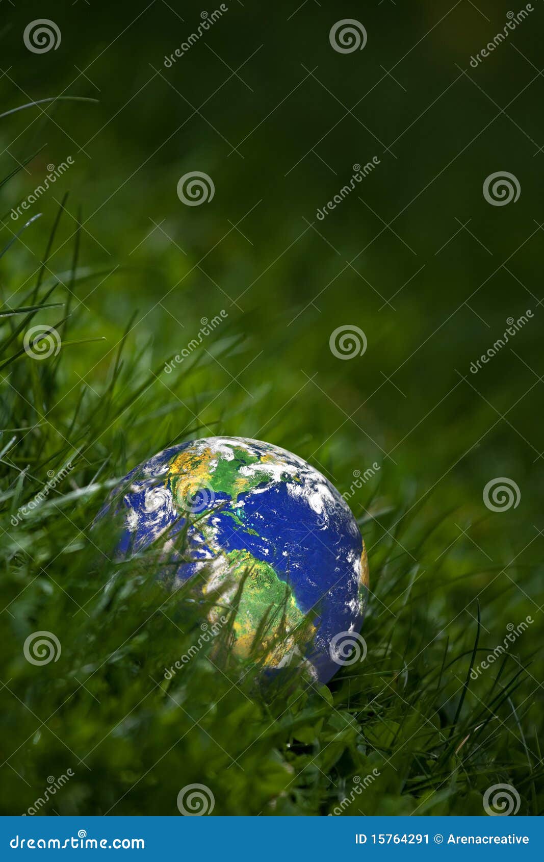 Green Earth Concept stock illustration. Illustration of clouds - 15764291