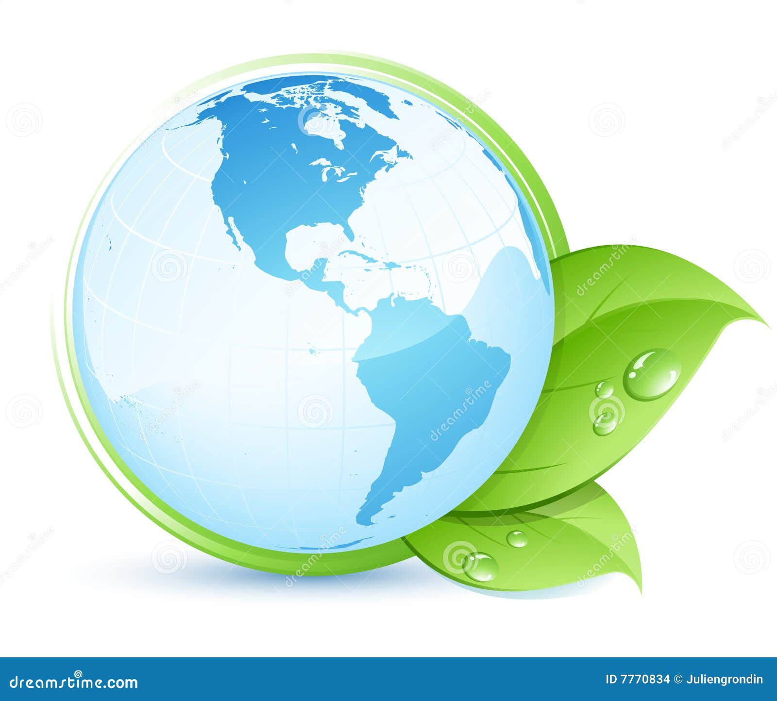Green earth concept stock vector. Illustration of world - 7770834