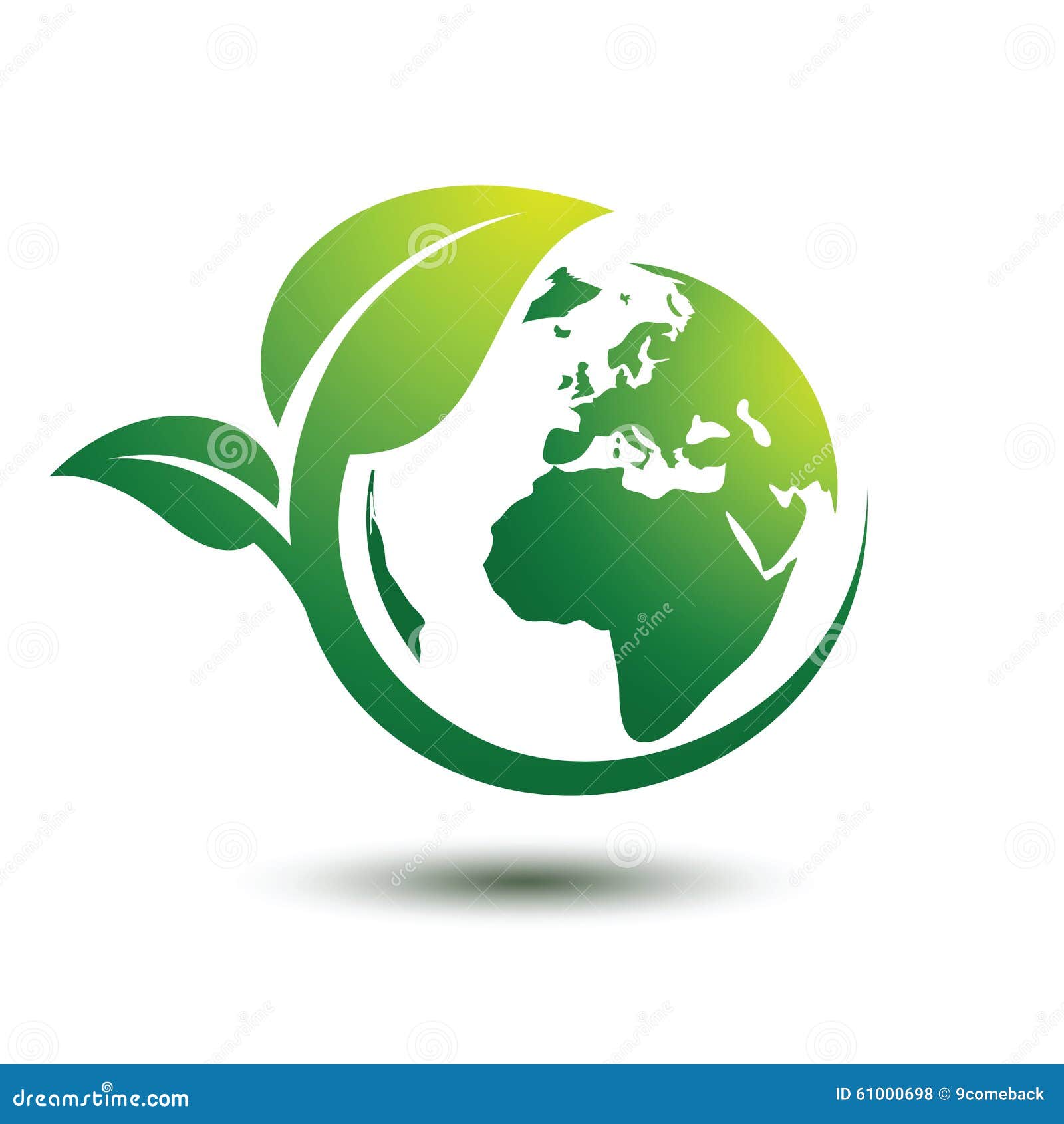 Green earth stock vector. Illustration of graphic, planet - 61000698