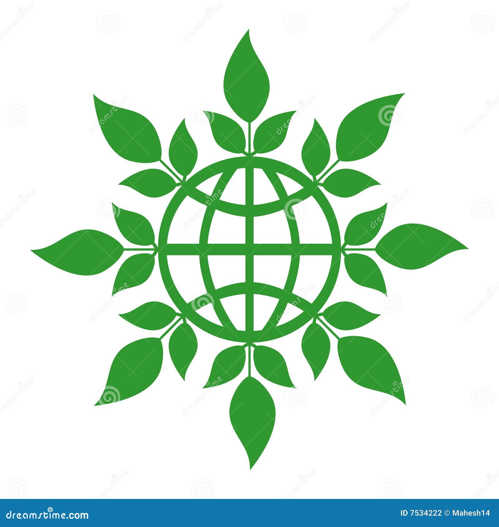 Green Earth Concept Sign stock vector. Illustration of pattern - 7534222