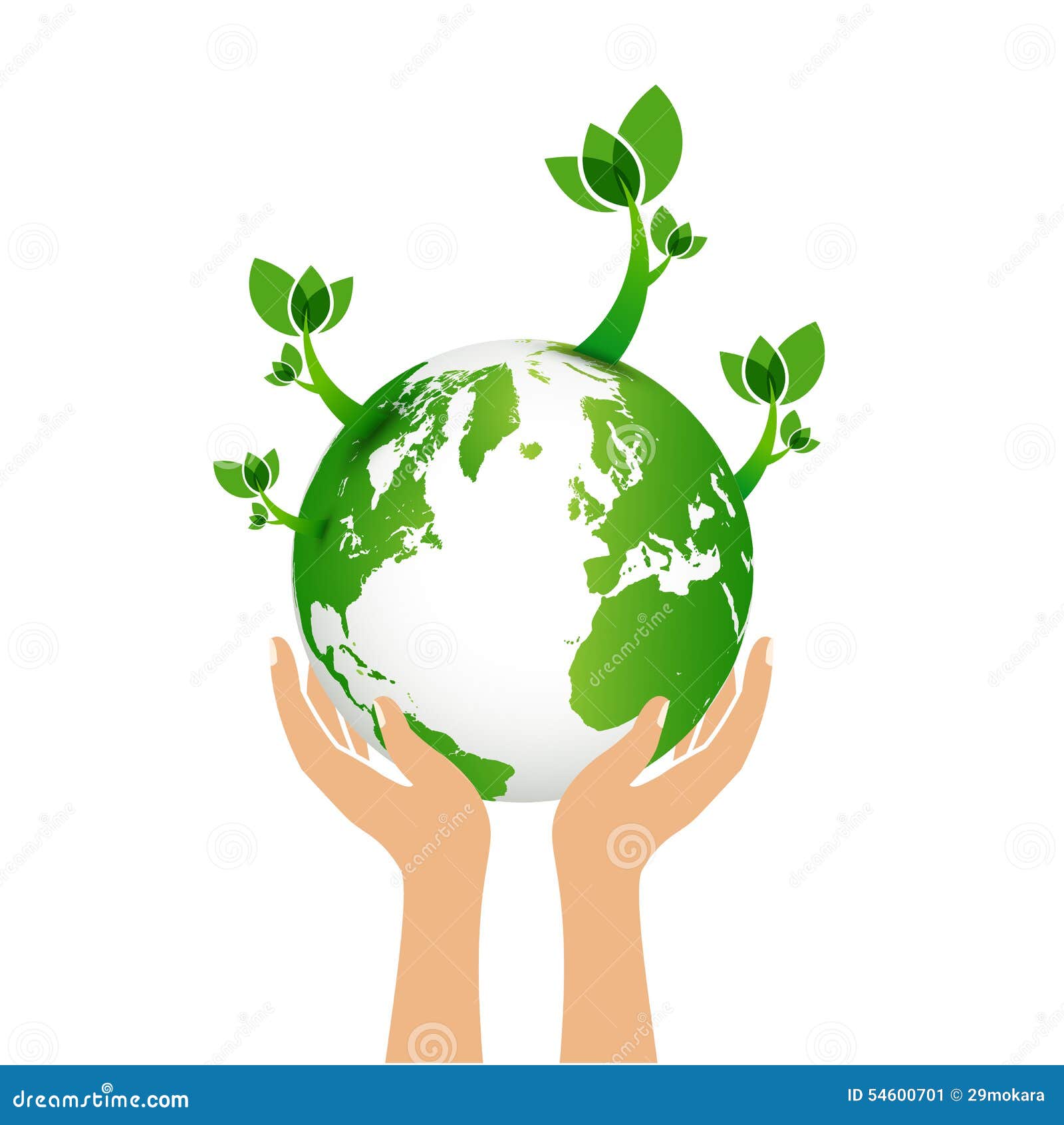 Green earth eco concept stock vector. Illustration of earth - 54600701