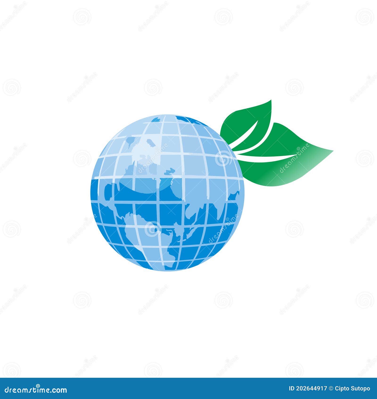 Green earth for the future stock vector. Illustration of screenshot ...