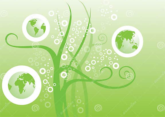 Green Earth Graphic stock vector. Illustration of design - 3106817
