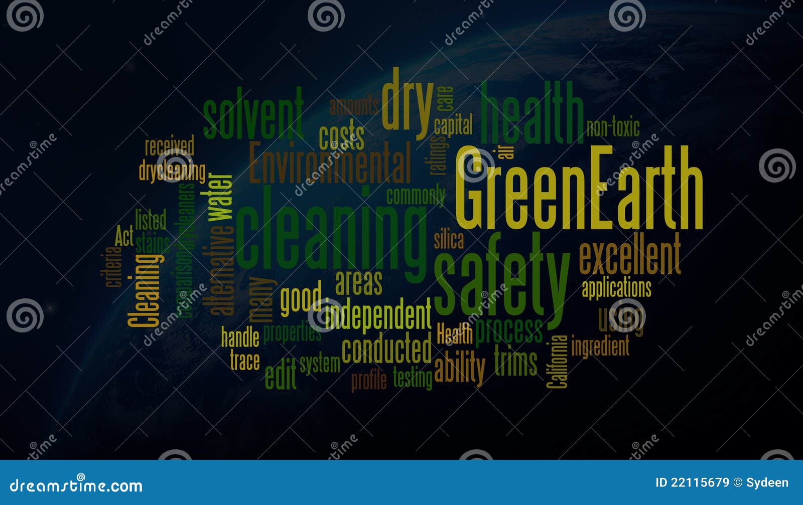 Green earth word clouds stock illustration. Illustration of green ...