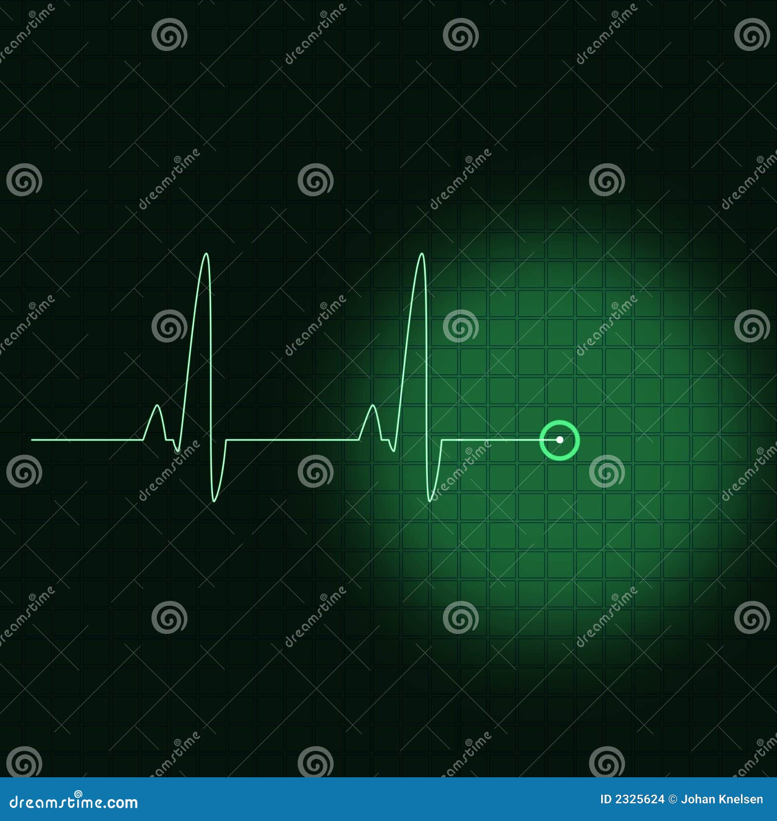 Green ECG stock illustration. Illustration of health, living - 2325624