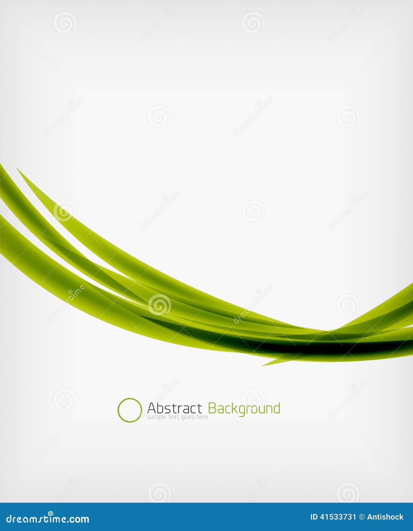 Green Eco Abstract Line Composition Stock Vector - Illustration of ...