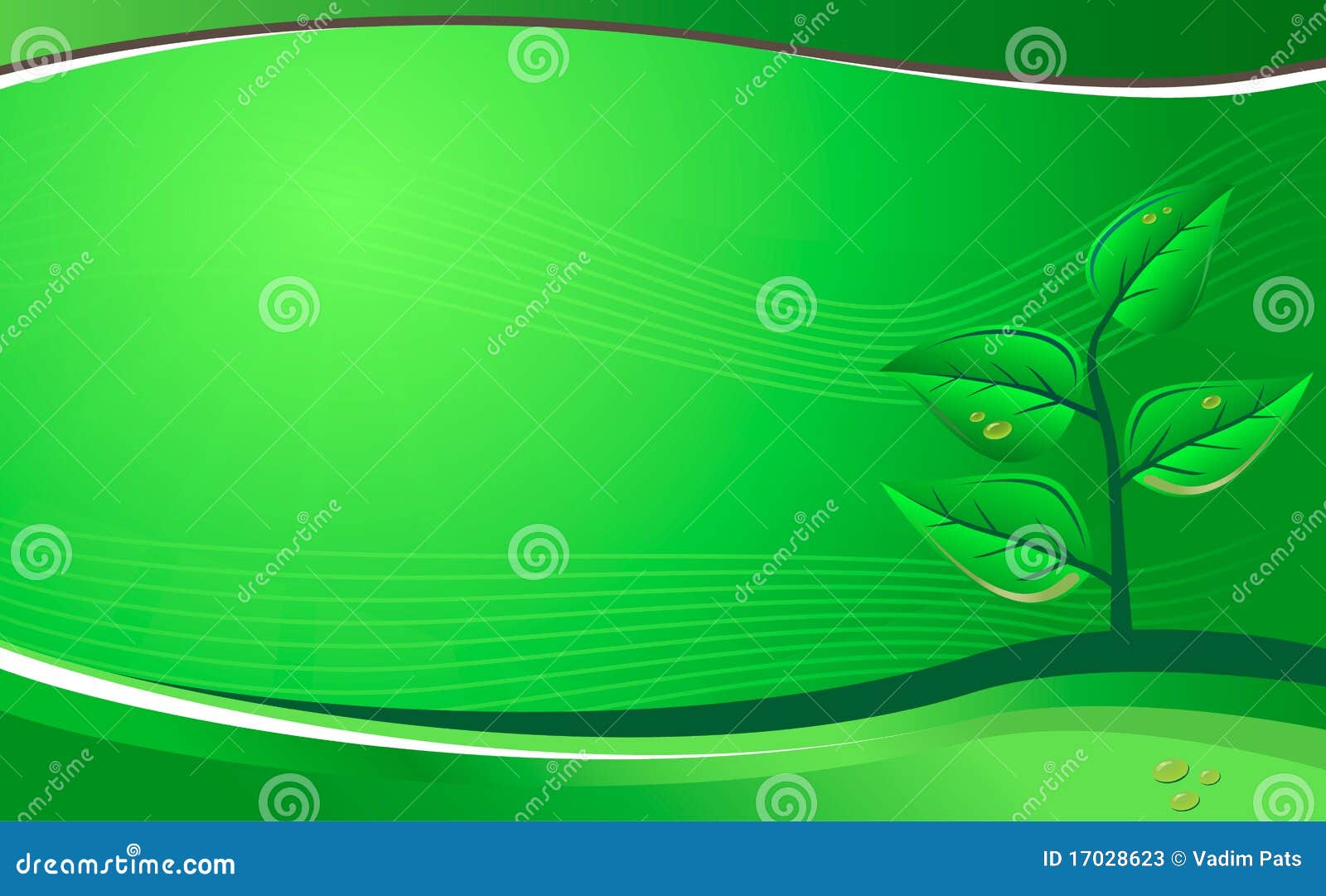 Green eco background stock vector. Illustration of environmental - 17028623