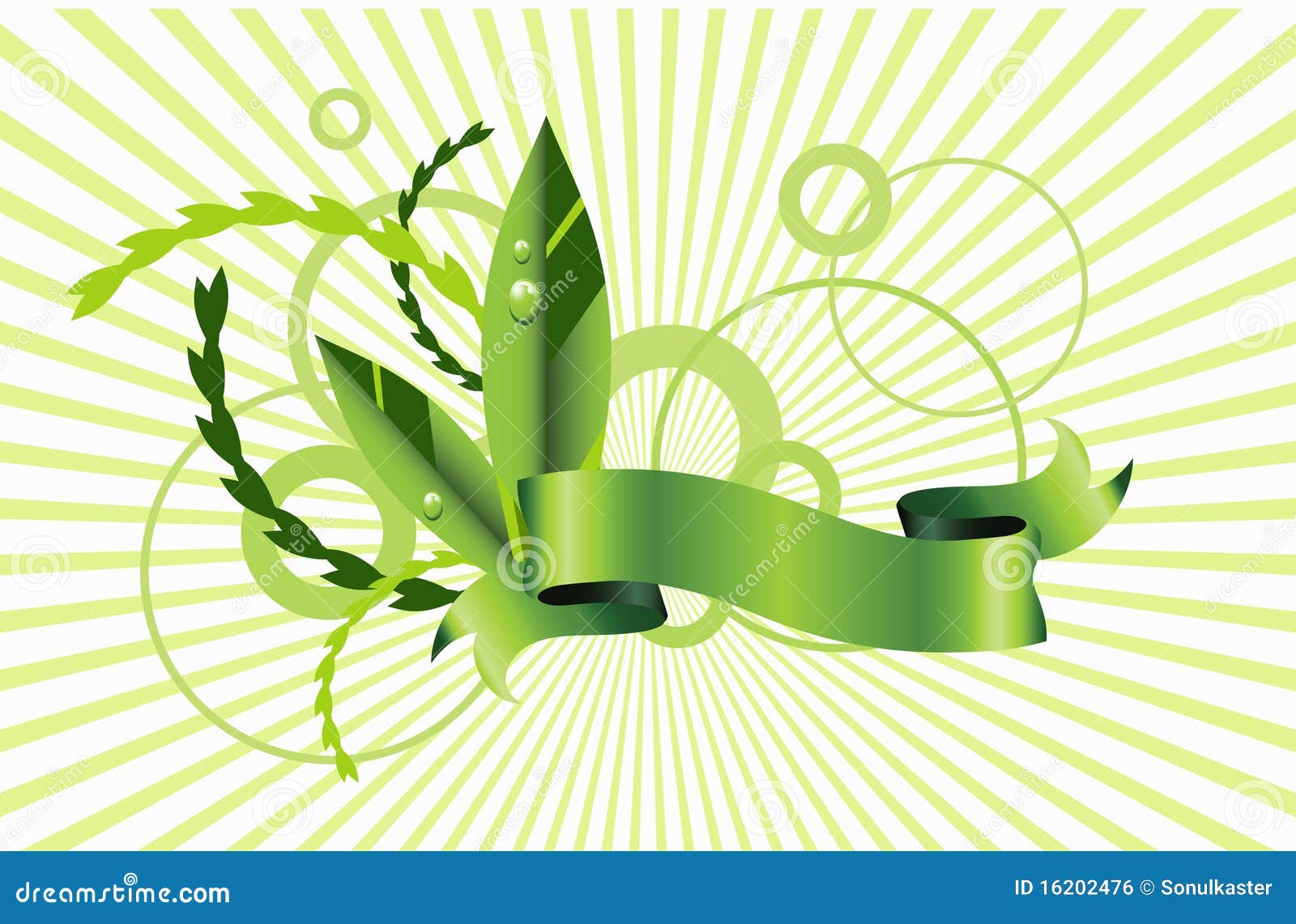Green eco design stock vector. Illustration of frame - 16202476