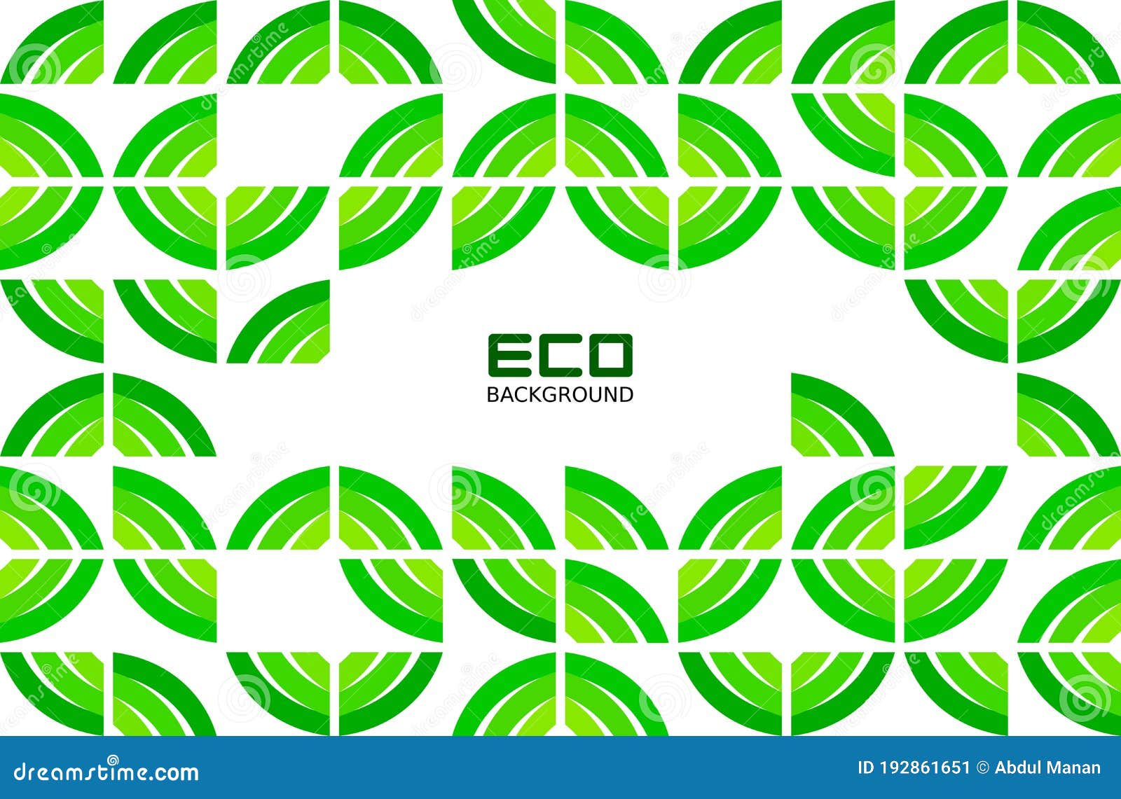 Green Eco Friendly Backgrounds with Leaf Patterns Stock Vector ...