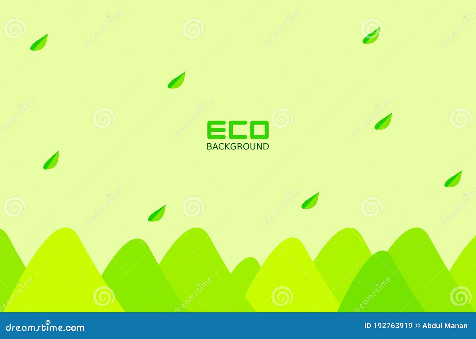 Green Eco Friendly Backgrounds with Leaf Patterns Stock Vector ...