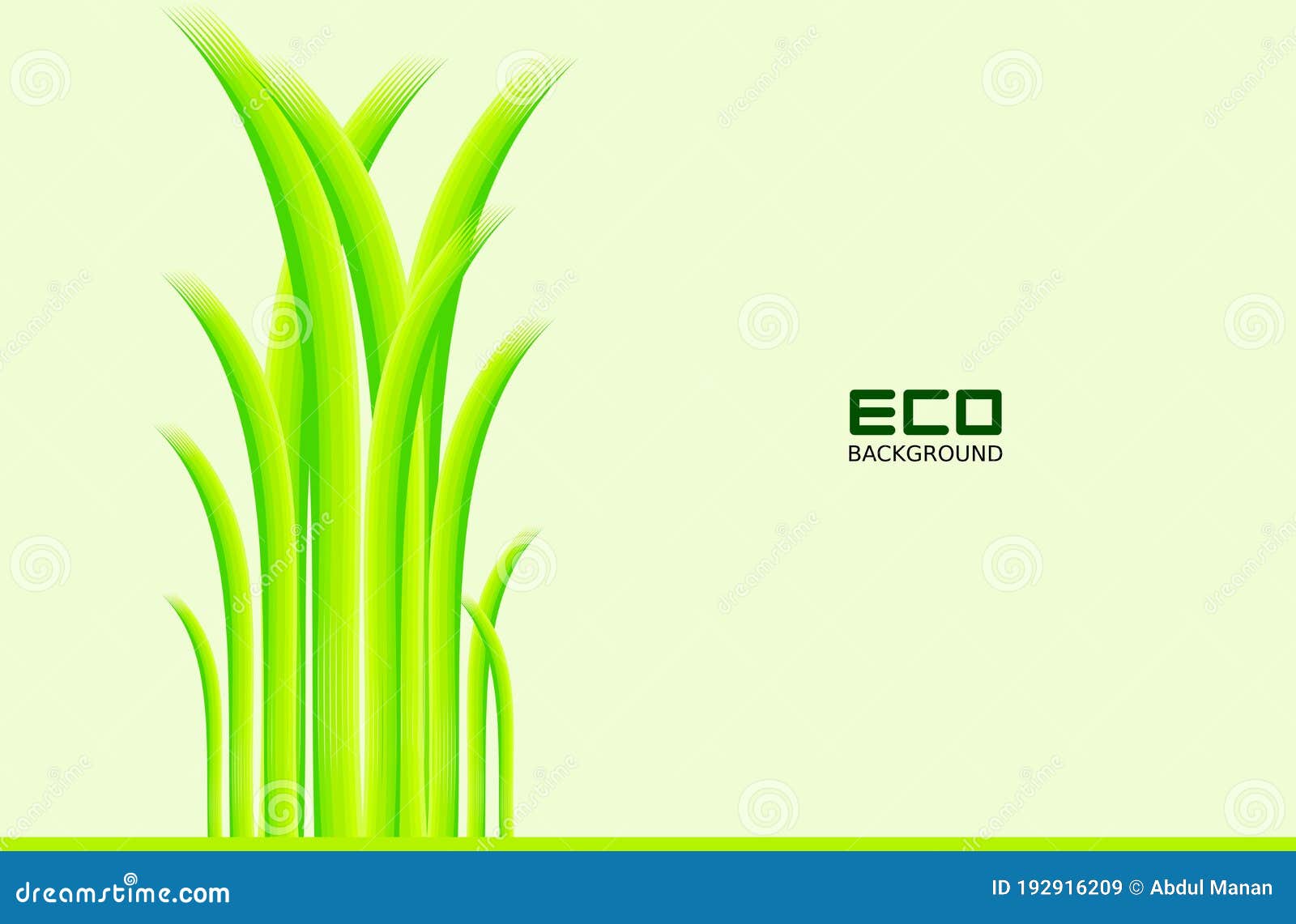 Green Eco Friendly Backgrounds with Leaf Patterns Stock Illustration ...