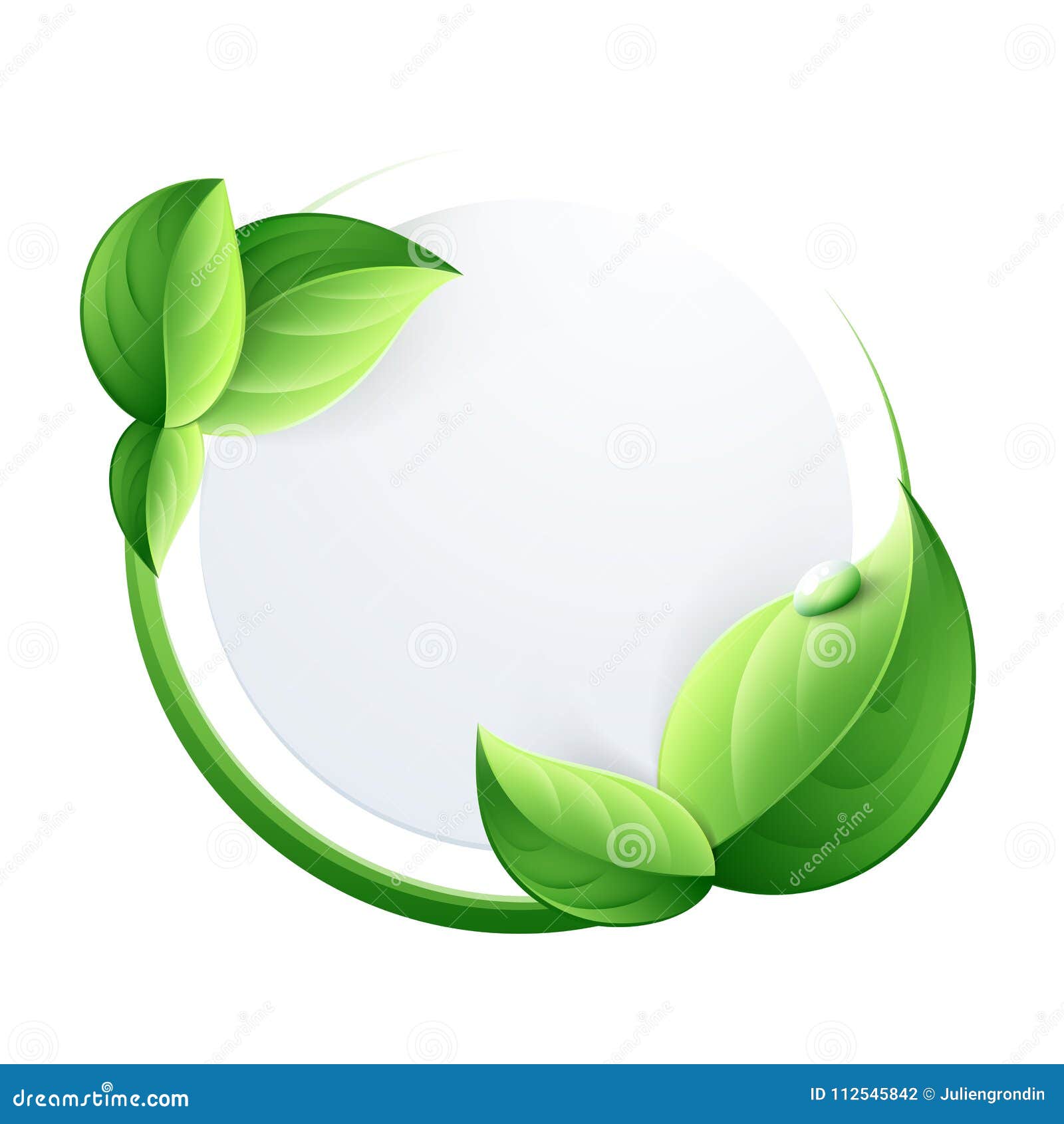 Green eco friendly design stock illustration. Illustration of ...