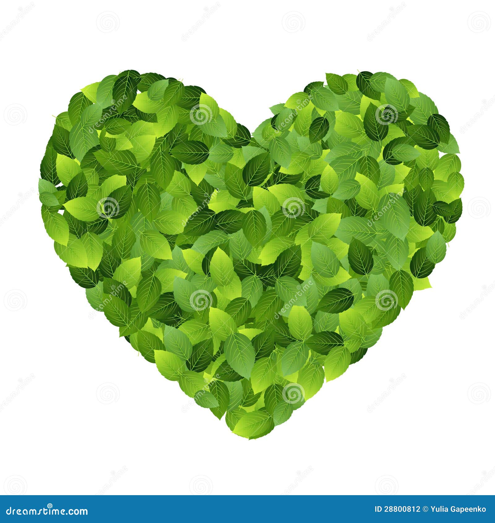 Green Eco Friendly Label from Green Leaves. Vector Stock Vector ...