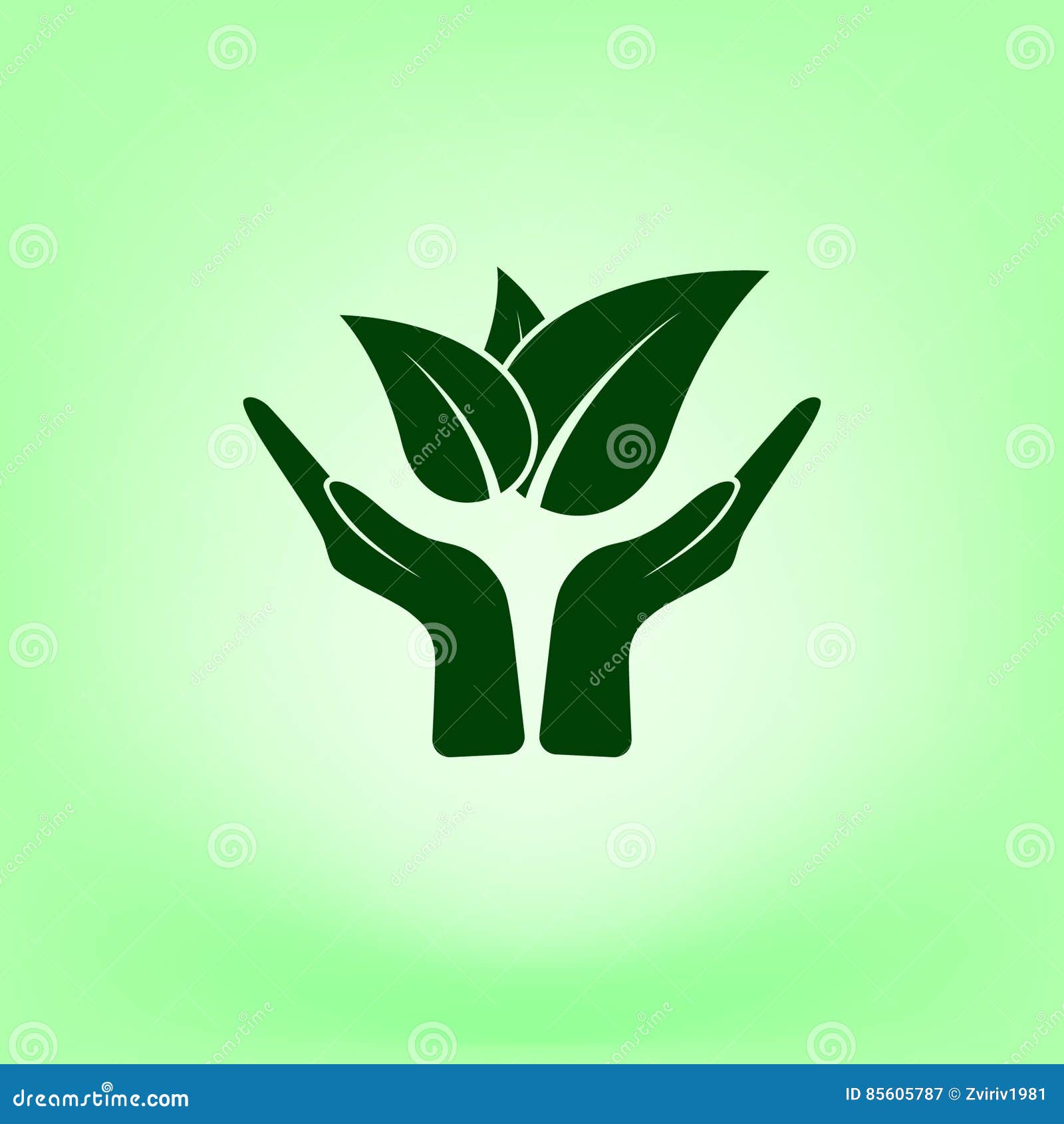 Green eco friendly sign stock illustration. Illustration of natural ...