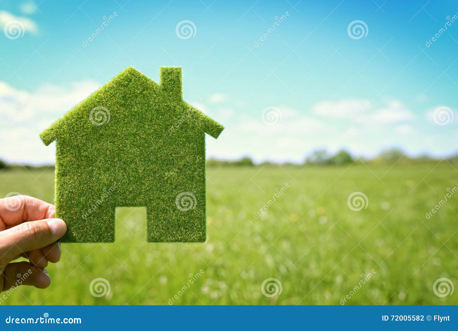 Green Eco House Environmental Background Stock Photo - Image of ...