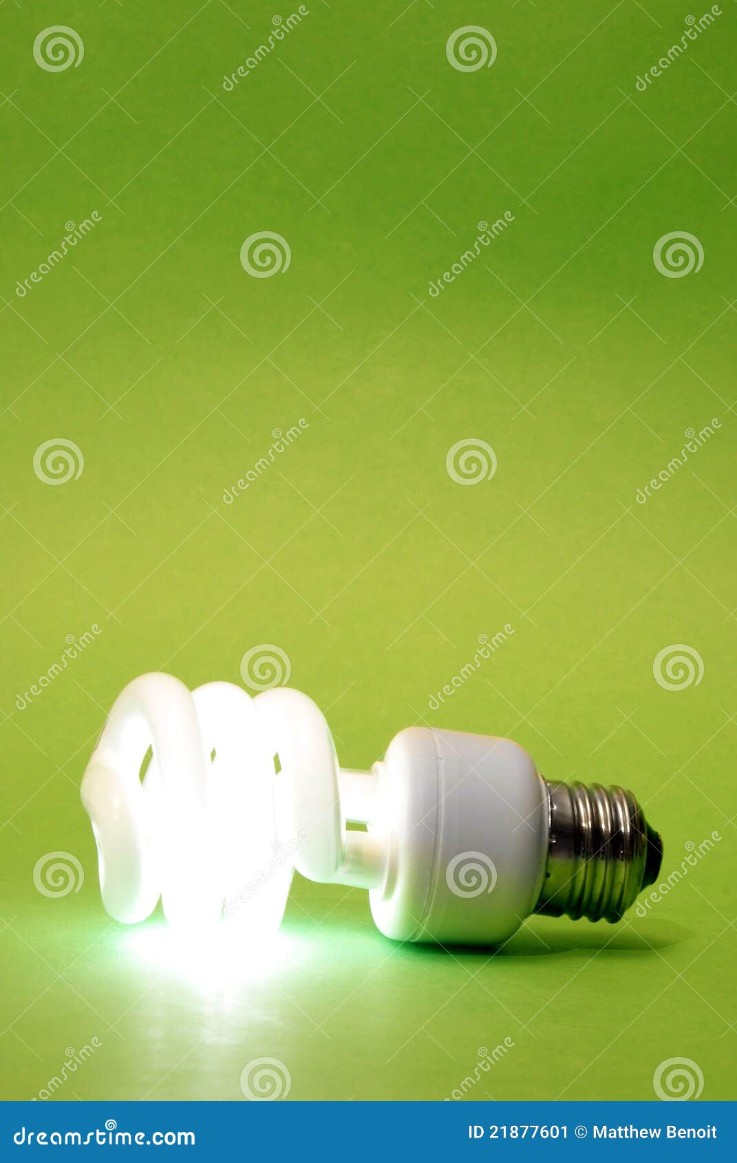 Green Eco Lightbulb stock image. Image of electrical - 21877601