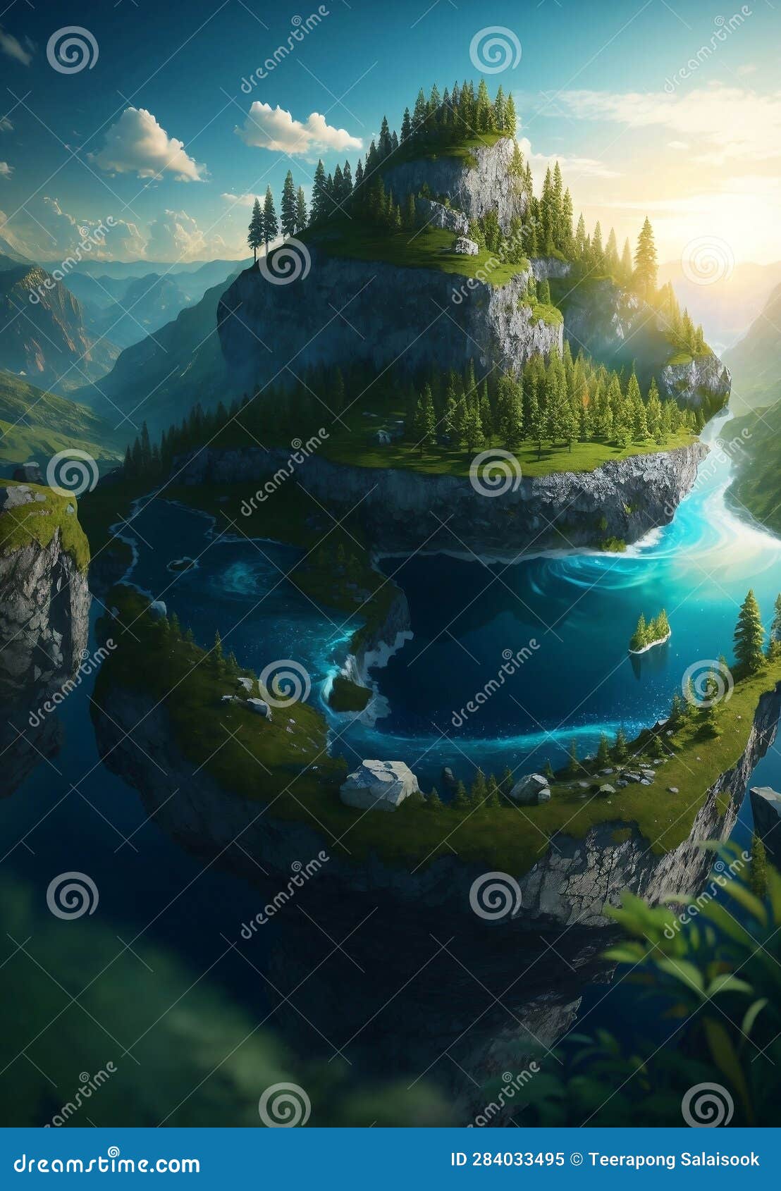 Green Ecology World Environment Day, Generative AI Illustration Stock ...