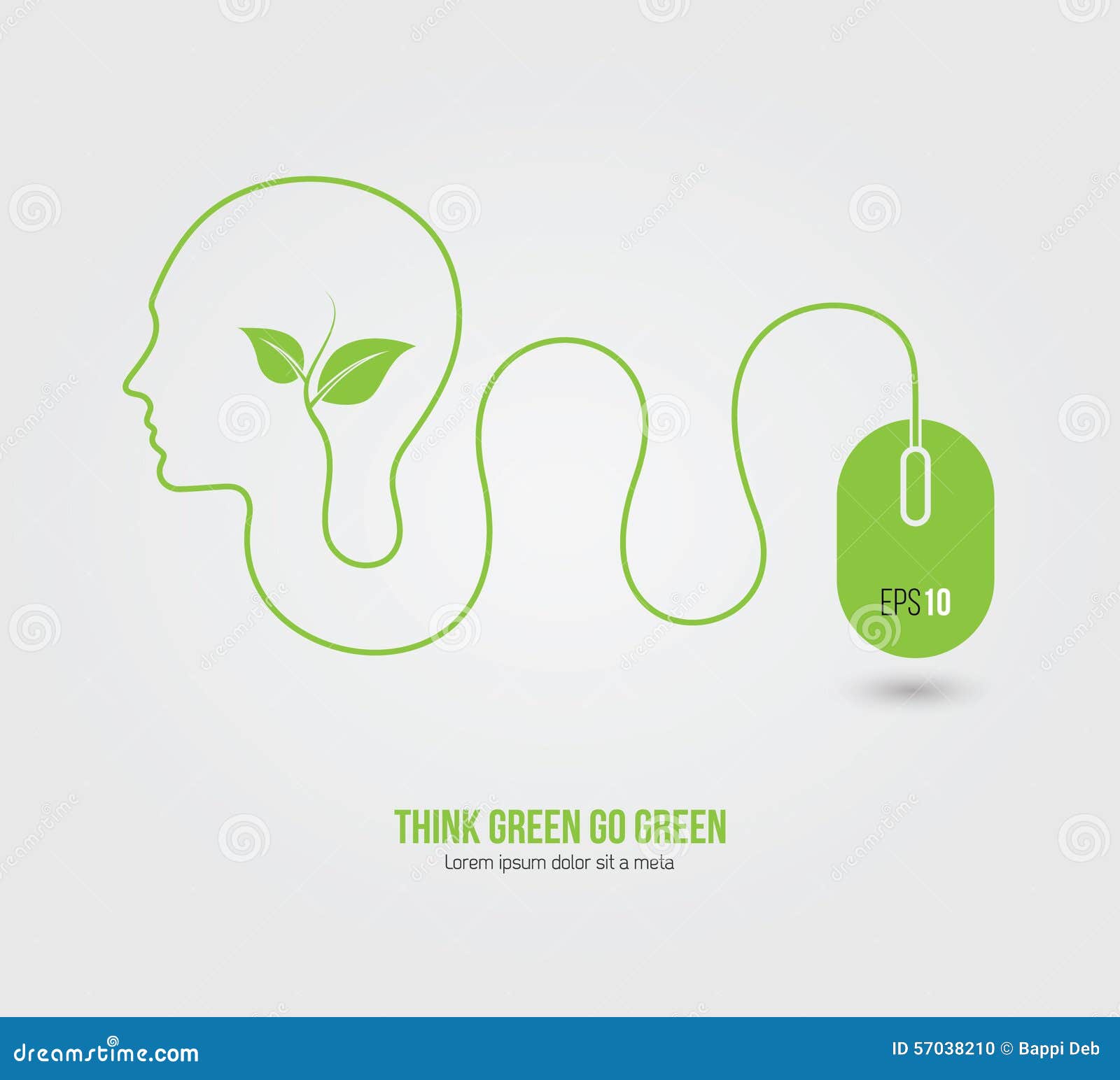 Green Education Logo Concept Illustration Stock Vector - Illustration ...