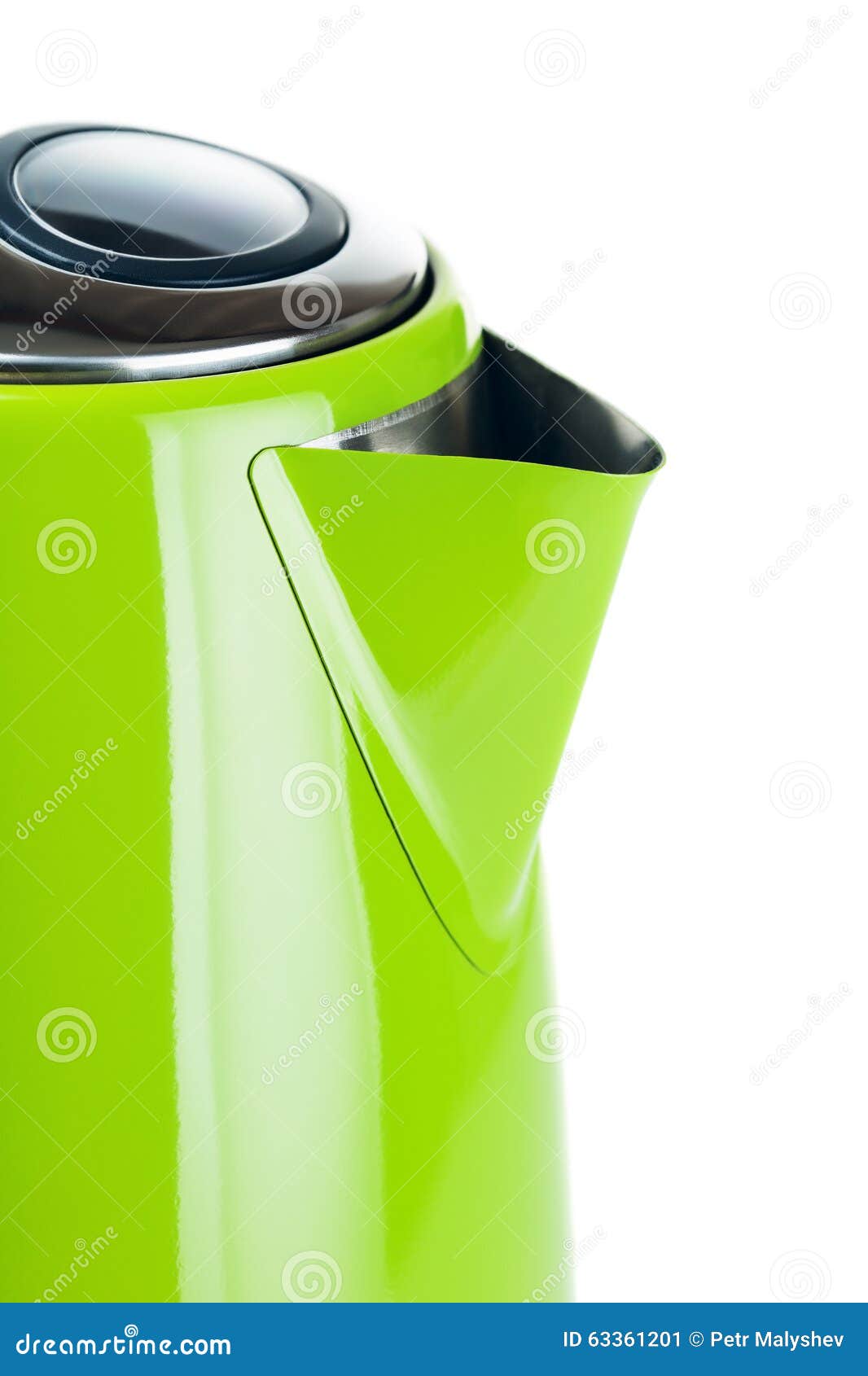 Green Electric Kettle stock image. Image of electric - 63361201