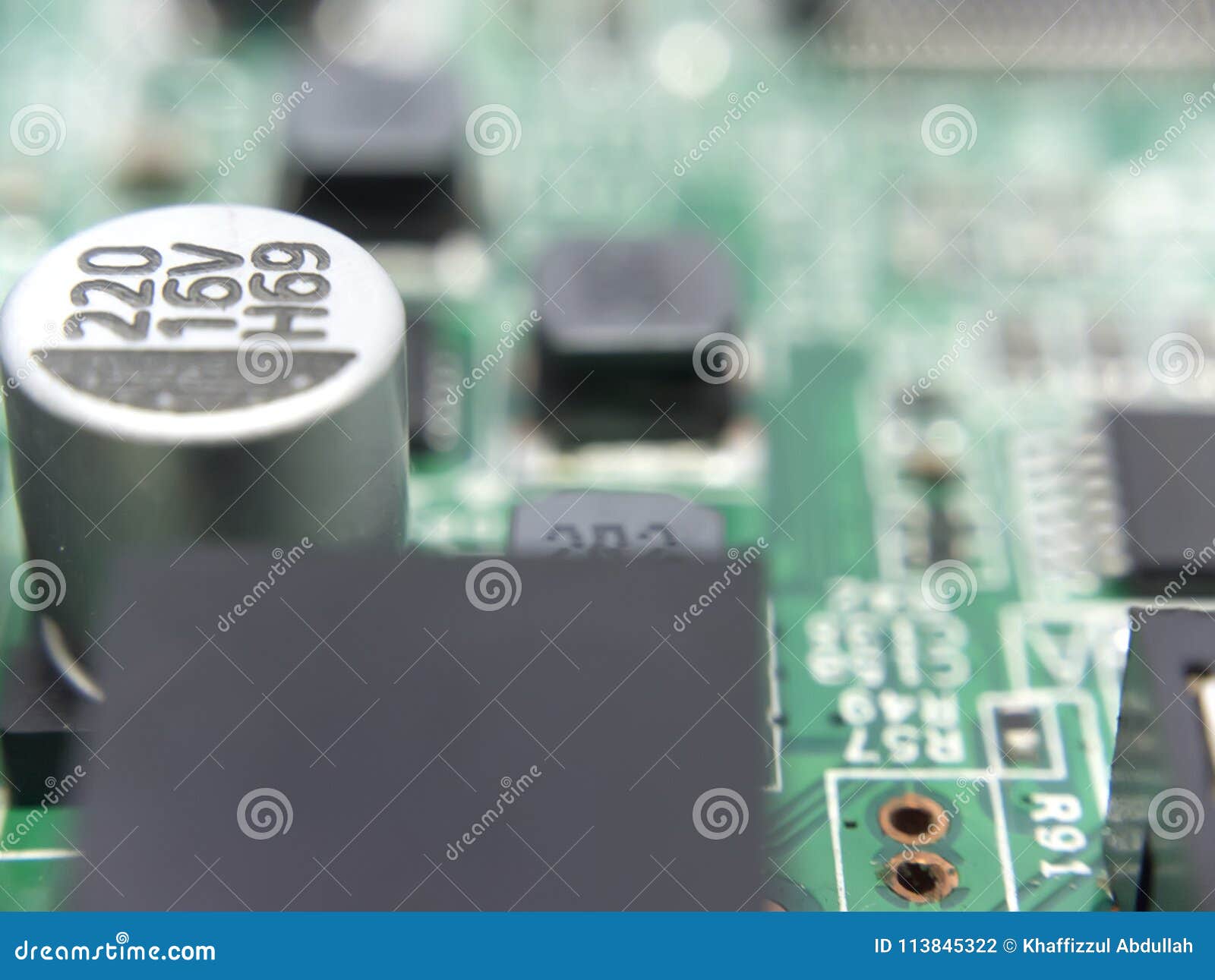 IC board and the chipsets stock photo. Image of computer - 113845322