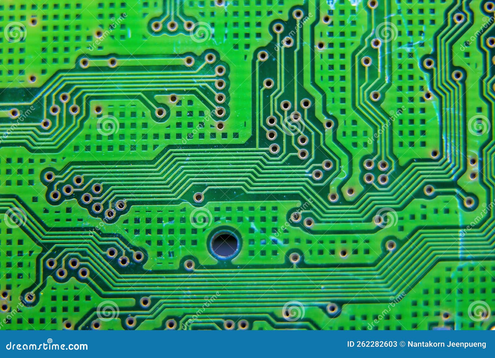 Electronic Circuit Board Pattern Stock Image - Image of green, computer ...