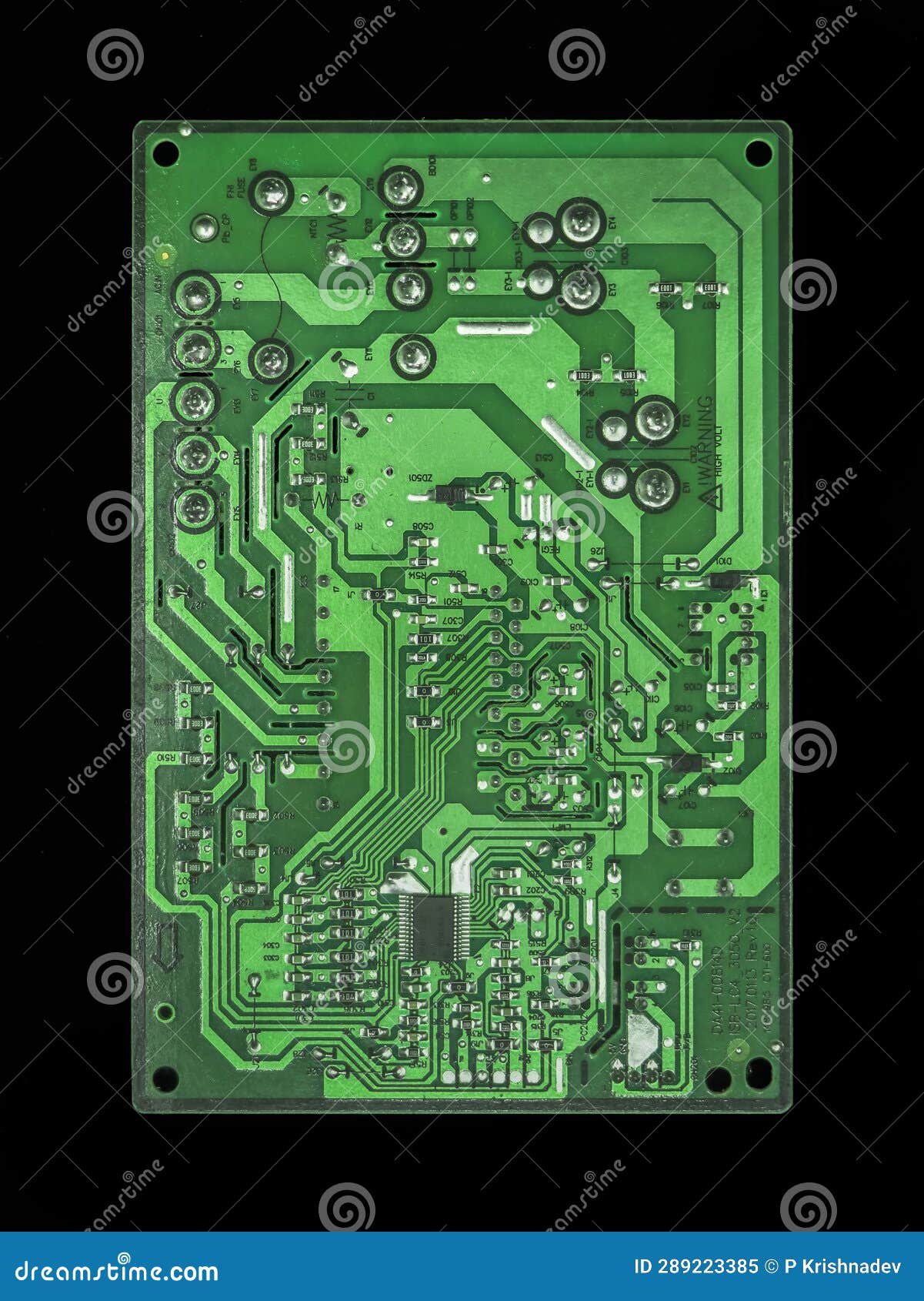 A Green Electronic Printed Circuit Board (pcb) with Communication ...