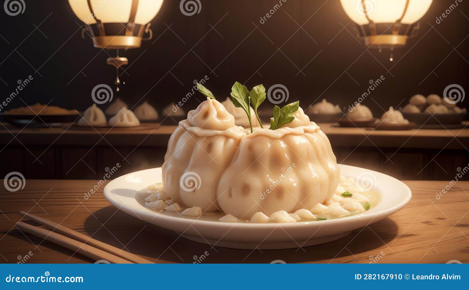 Green Elegance a Captivating Snapshot of National Dumpling Day.AI ...