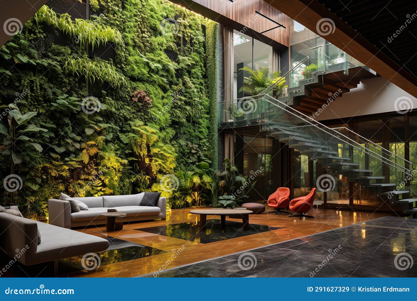Green Elegance: Where Nature Meets Modern Tech Stock Image - Image of ...