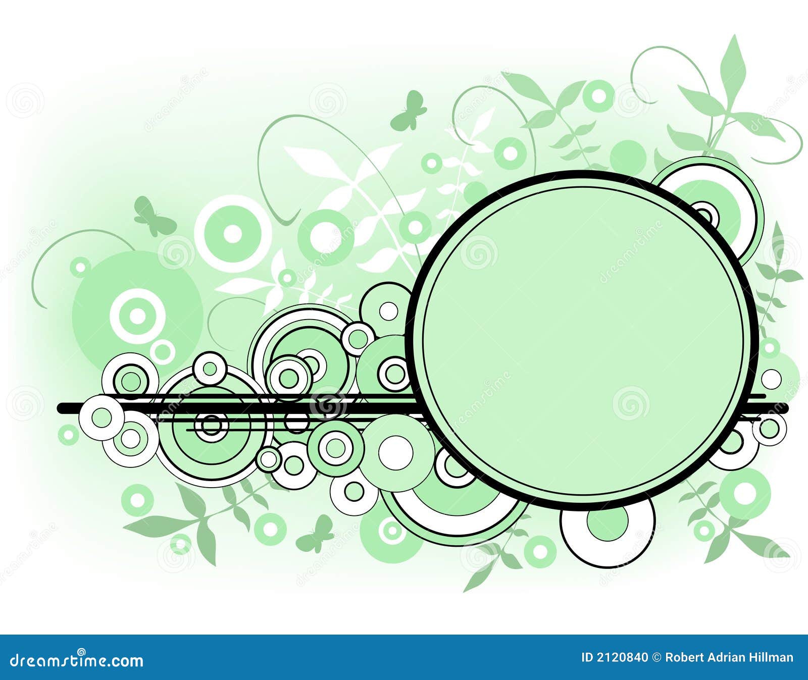 Green element stock vector. Illustration of round, abstract - 2120840