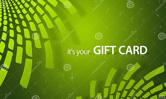 Green Elements Gift Card stock illustration. Illustration of sale ...